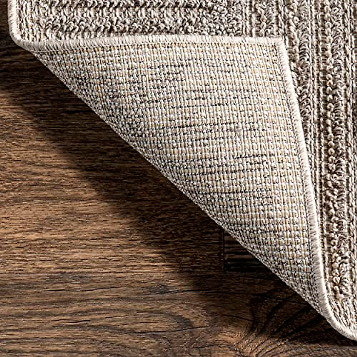 nuLOOM Katherine Moroccan High-Low Indoor/Outdoor Area Rug, 8' x 10', Gray