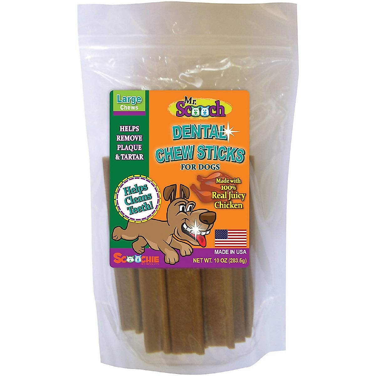 Mr. Scooch Dental Chews 10oz-Chicken Small