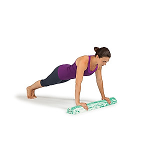 OPTP PRO-Roller Standard Density Foam Roller, Half-Round 36 Inch Foam Roller for Exercise and Physical Therapy, Green 36" x 3"