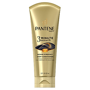 Pantene Pro-V 3 Minute Miracle - Daily Conditioner - Repair & Protect - Net Wt. 8 FL OZ (237 mL) Per Tube - Pack of 2 Tubes