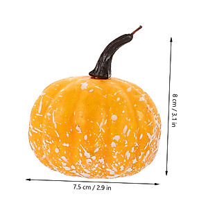 Alasum 1 Set fall decor party supplies halloween decorations pinesol Pumpkin And Maple Leaf Kit Artificial Fall Acorns Maple Leaf Photo Props Artificial Maple Leaves Foam Ornament autumn