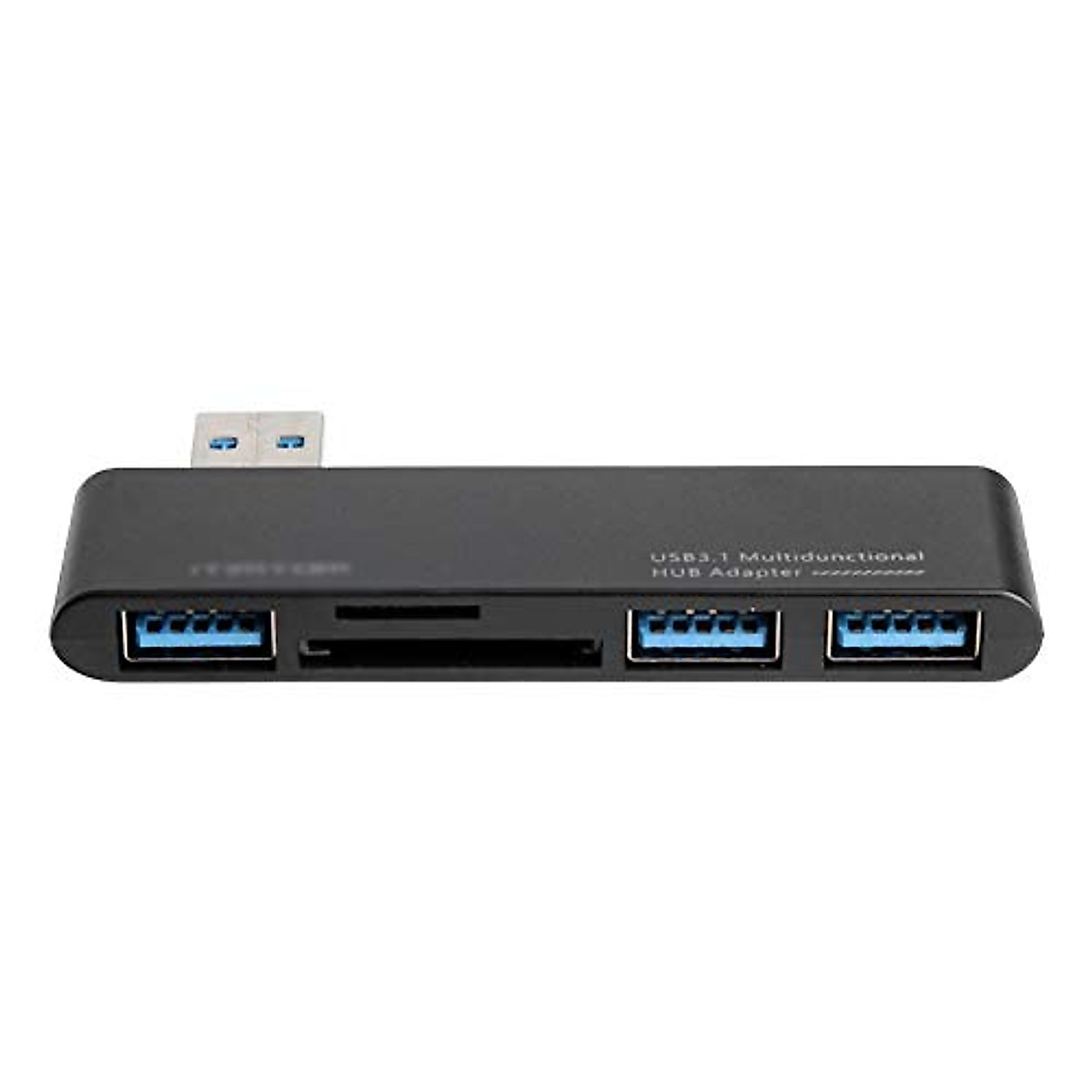 GPPZM Portable 5 in 1 USB 3.0 HUB Splitter Converter 5Gbps USB 3.0 for SD TF Card Reader Adapter for Desktop Laptop PC