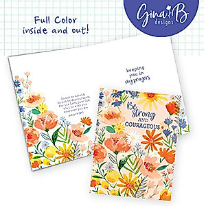 Pack of 12 Assorted “Simple Blessings” Thinking of You Greeting Cards with scripture