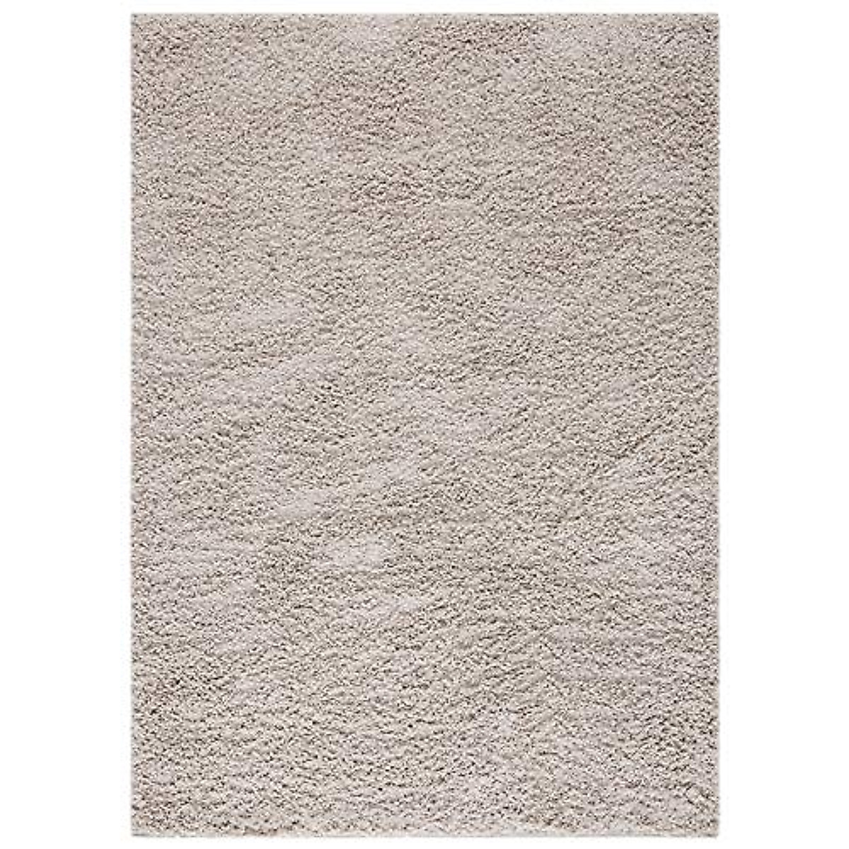 SAFAVIEH Venus Shag Collection 4' x 6' Taupe VNS520E Solid Non-Shedding Living Room Bedroom Dining Room Entryway Plush 1.8-inch Thick Area Rug