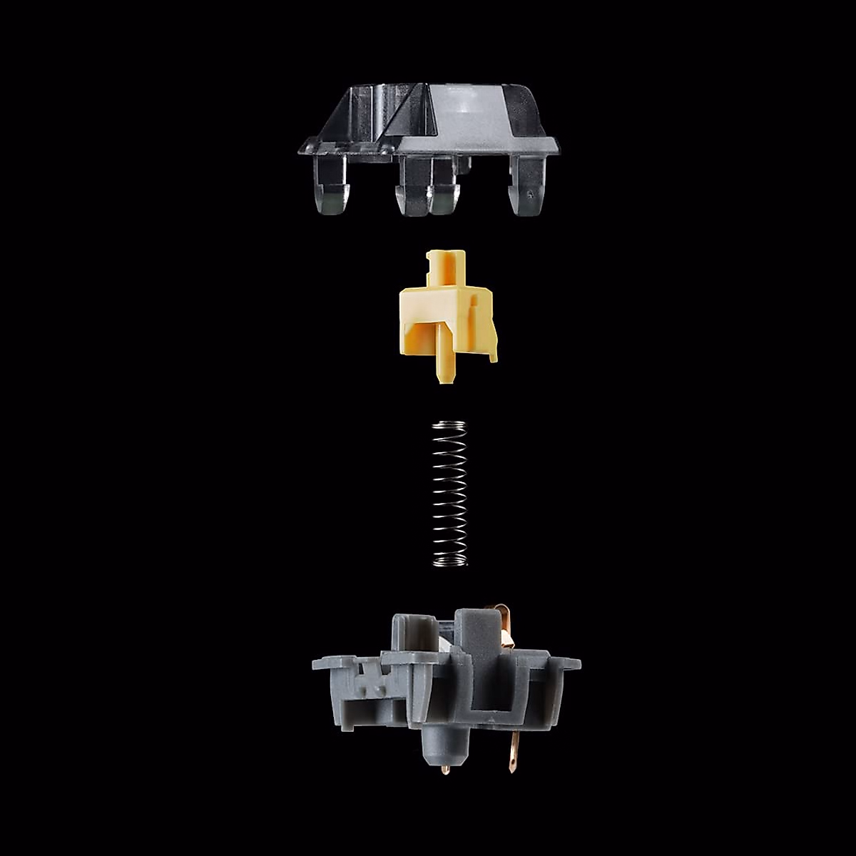 DROP Holy Panda X Mechanical Keyboard Switches - Plate Mount Quiet & Tactile Switches, Cherry MX Style, 65g, (35 PCS, 3-Pin)