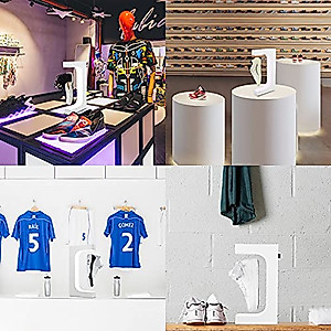 UVEHAS Floating Shoe Display, Levitating Rotating Sneaker Display Stand Acrylic Magnetic Suspension Shoe Display Holder with LED Light for Shoes Store Advertisement Exhibition Home Decor Gifts