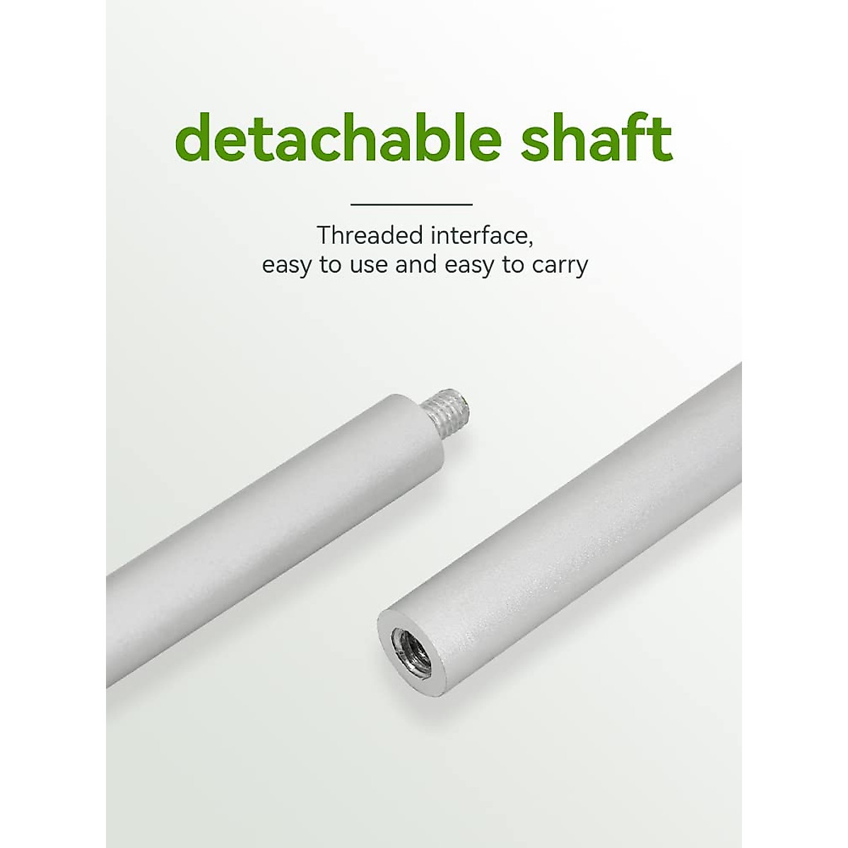 KYTAI Golf Practice Putter Putt Two Way Head for Right or Left Handed Golfers Detachable Putter with Stainless Steel Clubhead with 2 Practice Golf Balls Nice Gift -35" Length (Right)