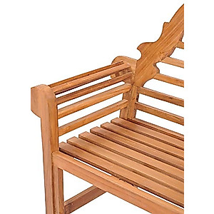 Teak Wood Lutyens Outdoor Patio Arm Chair, Made from Solid A-Grade Teak Wood