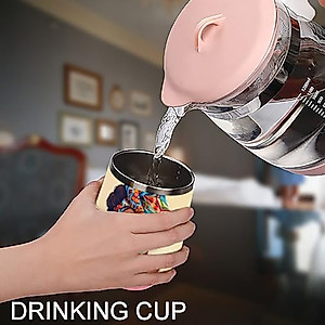 African Ame-rican Woman Insulated Tumbler with Lid Stainless Steel Coffee Mug Cute Wine Tea Water Cup Pink-style