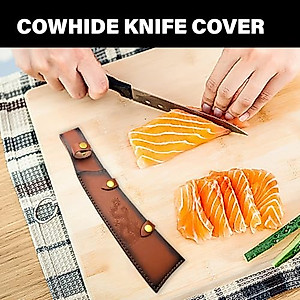 Leathers Sheath Cutter Case Pockets Straight Cutter Sheath Carriers Holsters Handmade Cutter Pouches With Belt Rings