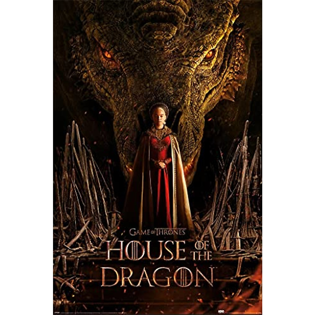 Game Of Thrones: House Of The Dragon - TV Show Poster (Regular Style/Key Art) (Size: 24" x 36")
