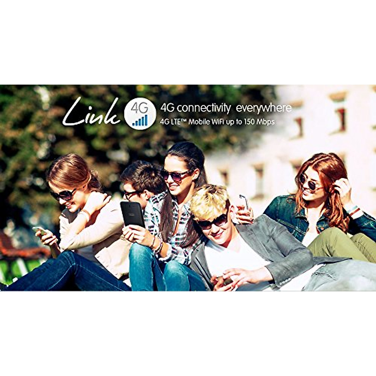 Alcatel LINKZONE | Mobile WiFi Hotspot | 4G LTE Router MW41TM | Up to 150Mbps Download Speed | WiFi Connect Up to 15 Devices | Create A WLAN Anywhere | GSM Unlocked