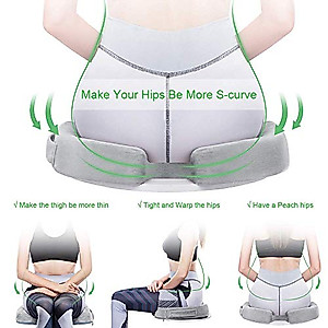 OVEYNERSIN Seat Cushion for Office Chair - Desk Back Pillow Support Memory Foam Car Cushions Coccyx Orthopedic Hip Sciatica Pain Pad Computer Accessories for Women Men