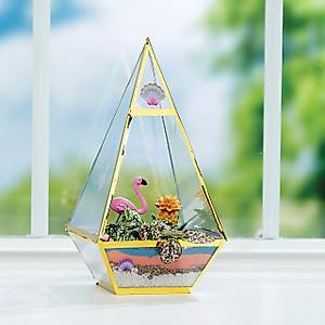 Creativity for Kids Tropical Terrarium Craft Kit - Kids Terrarium Kit for Ages 7+, STEAM Activity