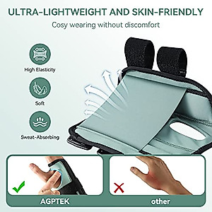 AGPTEK Wrist Brace, Wrist Support for Carpal Tunnel, Night Sleep Wrist Splint, Hand Brace for Arthritis, Sprains, Tendonitis and Joint Pain, Suitable for Right Hand, S：5.1-7.9in
