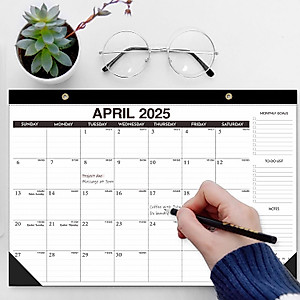 2023-2024 Desk Calendar, 18 Month Desk Calendar/Wall Calendar Combo, 17" x 12", January 2023-June 2024, Highlight Holidays, Planning Calendar, Thick Paper