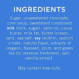 Ghirardelli Dark and Caramel Sea Salt Chocolate Squares Bag, 5.32-Ounce