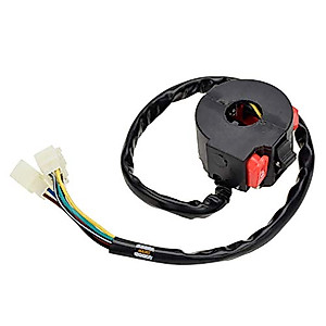 HIAORS ATV Left Kill Light Starter Switch 8 pin for Taotao SunL Peace Eagle 50cc 70 cc 90cc 110cc 125cc 150cc Chinese ATVs Quad 4 Wheelers Parts