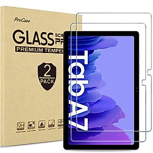 ProCase 2 Pack Galaxy Tab A7 10.4 2020 Screen Protector T500 T503 T505 T507, Tempered Glass Screen Film Guard for 10.4 Inch Galaxy Tab A7 2020 Tablet SM-T500 SM-T503 SM-T505 SM-T507