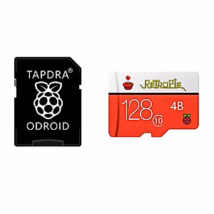 Raspberry Pi 4 10000+ Games RetroPie SD Card 128GB for 45+ Emulators Preloaded DIY Emulation Station