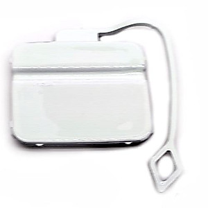 Trimla Rear Tow Cover Replacement for 05-08 BMW 3 Series E90 Sedan E91 Wagon 320i 320d 328i 325i 330i 330d 330xi 335i 51127187542 (White)