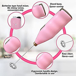 Epoxy Resin Electric Stirrer Hand-held Stainless Steel Drink Mixer Battery Type Resin Mixer Apply to Making DIY Glitter Tumbler Cups