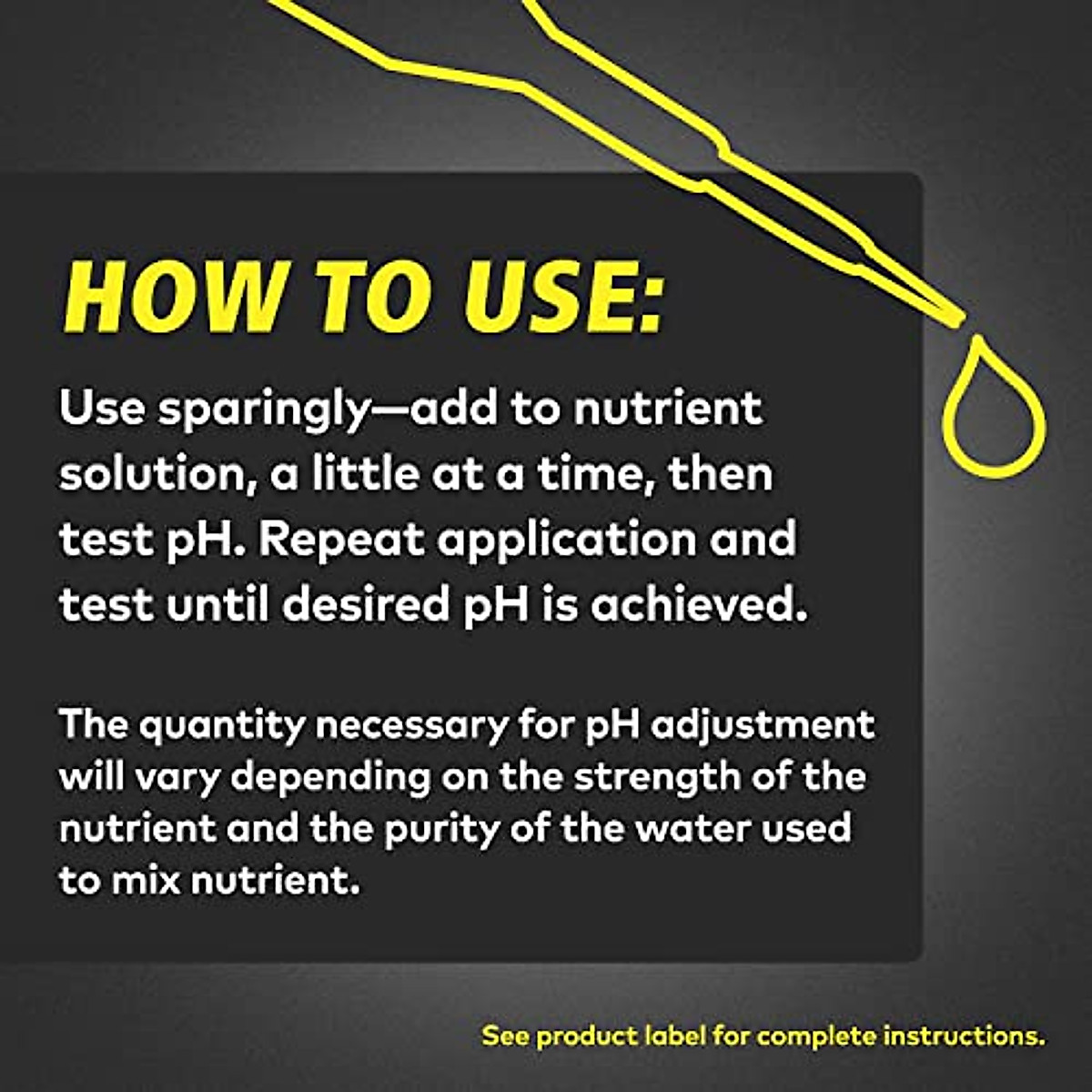 General Hydroponics pH Down Liquid Premium Buffering For pH Stability, Quart
