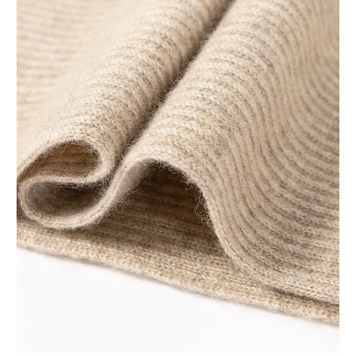 Villand 100% Cashmere Scarf for Women, Lightweight Cashmere Pashmina Wrap Scarf (Camel)
