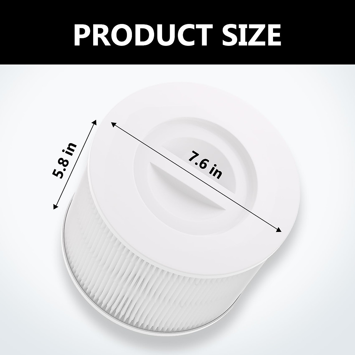 RGBflt 2 Pack 14 True HEPA Filter Replacement Compatible with Puro 240 Air Purifier, 3-in-1 True HP-14 and Activated Carbon Filter