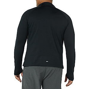 Amazon Essentials Men's Slim Fit Performance Stretch Quilted Active Jacket, Black, Medium