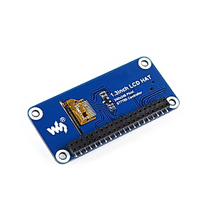 Waveshare 1.3 Zoll LCD Display HAT for Raspberry Pi, 240x240 IPS, SPI, Joystick & 3X Buttons