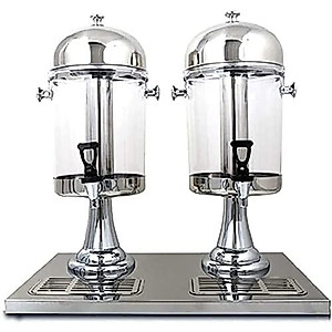 Beer Dispenser Beverage Dispenser Double Click Juice Vending Machine Machine No Leakage 16L Diced Juice Dispenser Commercial (Color : Gold)