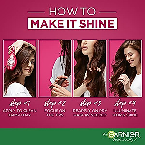 Garnier Whole Blends Sulfate Free Remedy 10-in-1 Leave-In with Red Rose Extract and Vinegar, Enhances Shine and Preserves Color-Treated Hair, For Up to 8 Weeks of Vibrant Color, 10. fl oz, 2 Count