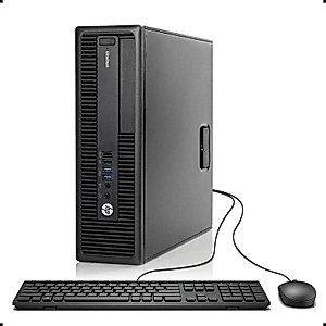 HP EliteDesk 800 G2 Small Form Factor High Performance Desktop PC, Intel Quad Core i5-6500 3.2GHz, 32G DDR4, 1T SSD, WiFi, BT, DP, VGA, Windows 10 Pro 64 Language Supports En/Sp/Fr (Renewed)