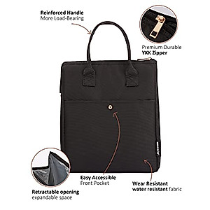 JOYHILL Insulated Lunch Bag for Women, Thermal Lunch Tote Bag, Leakproof Lunch Box Bag Lunch Handbag with Front Pocket, Water Resisted Lunch Bag for Work Picnic