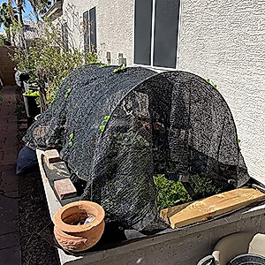 Garden Hoops for DIY Grow Tunnel, Rust-Proof Fiberglass Support Frame Greenhouse Hoops for Raised Beds, Garden Fabric, Garden Support Frame, 30pcs