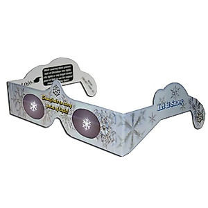 3D Christmas Glasses - 10 Pack Holiday Specs - Hologram Holiday Images