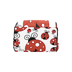 Personalized Ladybug Diaper Bag Backpack with Name Custom Mommy Nursing Baby Bags Nappy Bag Travel Daypack for Woman Gifts