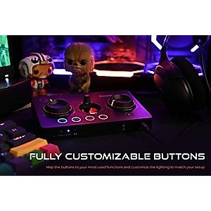 Creative Sound Blaster GC7 Game Streaming DAC Amp ft Programmable Buttons, Super X-Fi, 7.1 Virtual Surround, Battle Mode, Scout Mode, GameVoice Mix, for PC, PS4/PS5, Nintendo Switch, Xbox