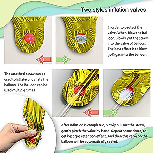 CYMYLAR 1pcs Jumbo 44” Red Gold Cross Balloon for First Communion Baptism Party Decor | 2pcs Laser Shiny Dove Foil Balloon Christening Confirmation Party Supplies Birthday Party Wedding Decorations