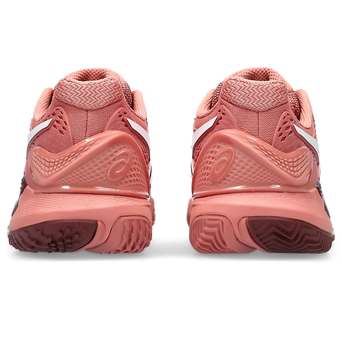 ASICS Women's Gel-Resolution 9 Clay Tennis Shoes, 10.5, Light Garnet/White