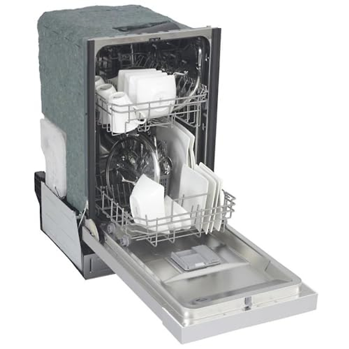 Kucht K7740D Professional 18" Front Control Dishwasher, Stainless Steel