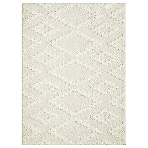 LOOMAKNOTI Vemoa Aslayn 5' x 7' Gray Geometric Indoor Area Rug