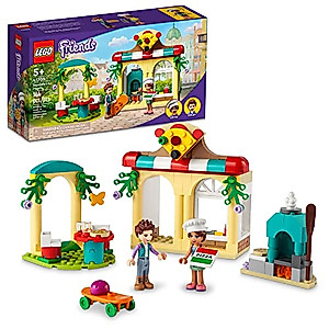 LEGO Friends Heartlake City Pizzeria 41705 Restaurant Set, Creative Gift for Grandchildren, Toys for Kids 5 Plus Years Old with Olivia & Ethan Mini-Dolls