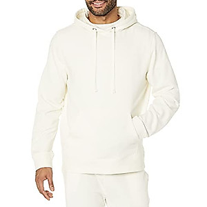 Amazon Essentials Men's Lightweight Long-Sleeve French Terry Hoodie, Eggshell White, XX-Large