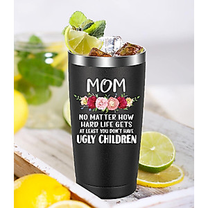 Gifts for Mom from Daughter, Son, Husband - First Mothers Day Gifts for Mom, Women, Wife - Funny Birthday Gifts Ideas for Mom -Personalized Best Mom Ever Presents for New Mom, Bouns Mom -20 oz Tumbler