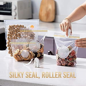 TAILI Rolling Slide Clip for Vacuum Storage Bags, Slide Seal Accessories for Space Saver Bags, Plastic Heavy Seal Grip, Air Tight Seal