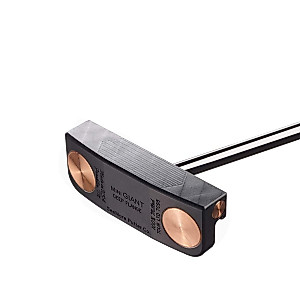 SeeMore Mini Giant Deep Flange DF Black Blade Putter, Right Hand (Choose Length) (Right, 33)