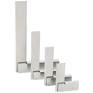 WEN 1-2-3 Steel Blocks (Two Pack) and Woodstock Stainless Steel Machinist Square Set