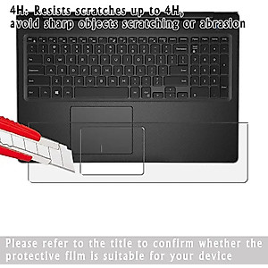 Vaxson 2-Pack Clear Protector Film, compatible with IO DATA I O LCD-CF161XDB-M 15.6" Keyboard Touchpad Trackpad Skin Sticker [Not Screen Protectors ]